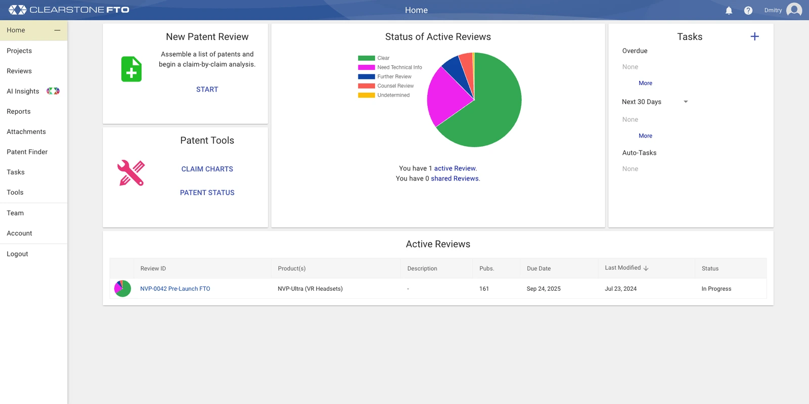 Access Historical Analyses - ClearstoneIP